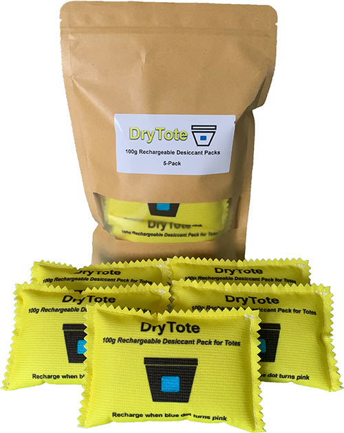 DryTote 100g Rechargeable Desiccant Packs – Traveling Bags